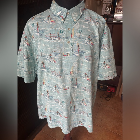 reyn spooner | Shirts | New Reyn Spooner Classic Surfers Paradise Hawaiian Print Pull Over Mens ...